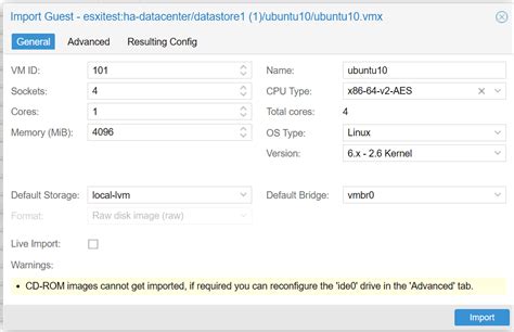 Proxmox New Import Wizard For Migrating Vmware Esxi Vms