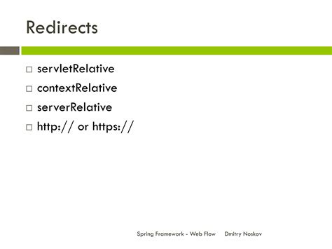 Spring Framework Web Flow PPT