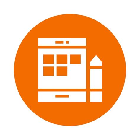 5 Application Software Icons Extruding Smartphone Stock Vectors And