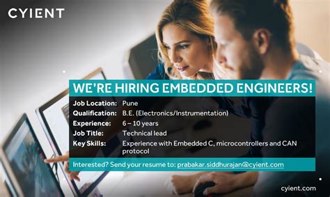 cyient on linkedin we are looking for embedded software engineers with