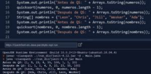 Quicksort En Java Para Ordenar Arreglos Parzibyte S Blog