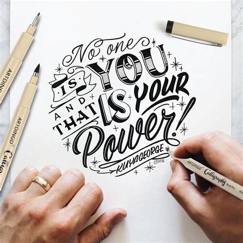 Kalligraphie Stift Schreiben