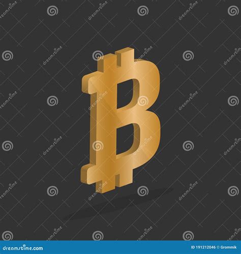Letter B A Symbol Of Bitcoin The Digital Currency Symbol D