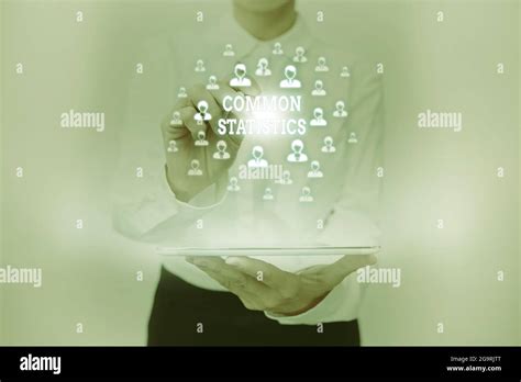 Hand Writing Sign Common Statistics Conceptual Photo Deals With