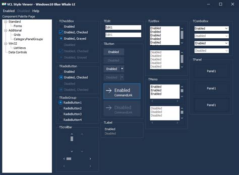 Delphistyles Vcl Style Win10modernbluewhale Delphistyles Vcl Style Win10modernbluewhale