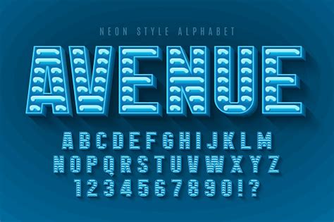 네온 라이트 3d 알파벳 복고풍 미래 지향적 인 오리엔널 유형 3차원 형태에 대한 스톡 벡터 아트 및 기타 이미지 3차원 형태 벡터 알파벳 Istock