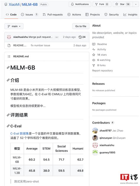 小米 Ai 大模型 Milm 6b 首次曝光：64 亿参数，c Eval 总榜排名第 10 Aihub Ai导航