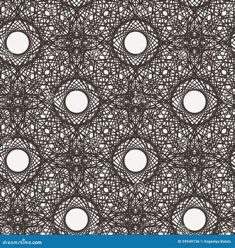 Vector Seamless Pattern Of Curved Lines Stock Vector Image 59549136