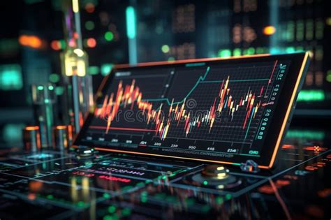 Trading Analytics Stock Graph Displaying Sell And Buy Signals For Informed Decisions Stock
