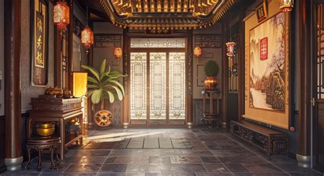 古代室内创意图片