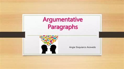 Argumentative Paragraphs Pptx