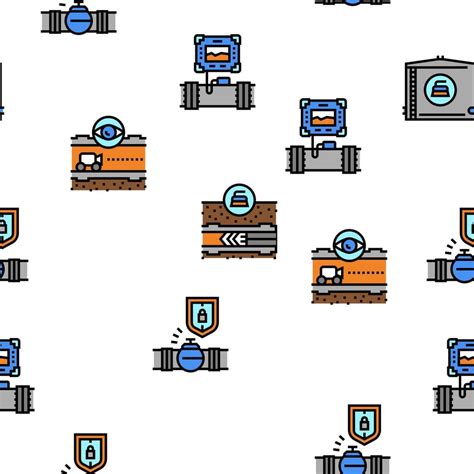 Pipeline Construction Vector Seamless Pattern 18776781 Vector Art At Vecteezy