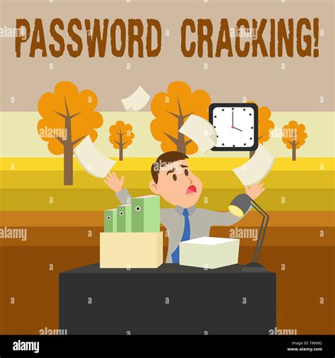 Conceptual Hand Writing Showing Password Cracking Concept Meaning