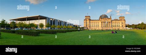 Reichstag Deutscher Bundestagparliament Bldg And Paul Lobe Haus
