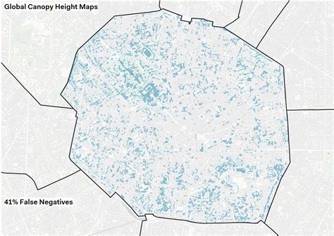 urban tree cover and canopy height deep learning models assessment