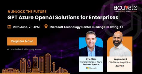 Generative Ai Event Gpt Azure Openai For Enterprises Acuvate