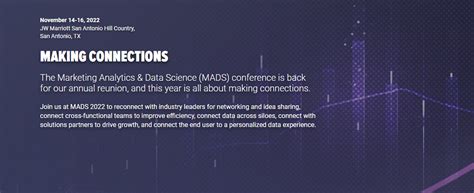 Making Connections Marketing Analytics And Data Science