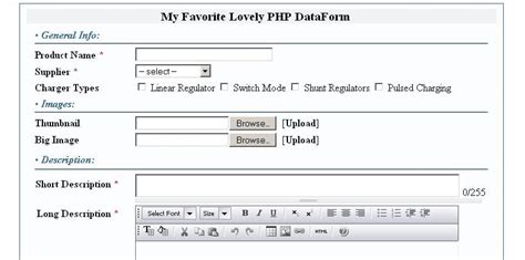 Php Dataform Web Control For Data Form By Apphpcom Codester