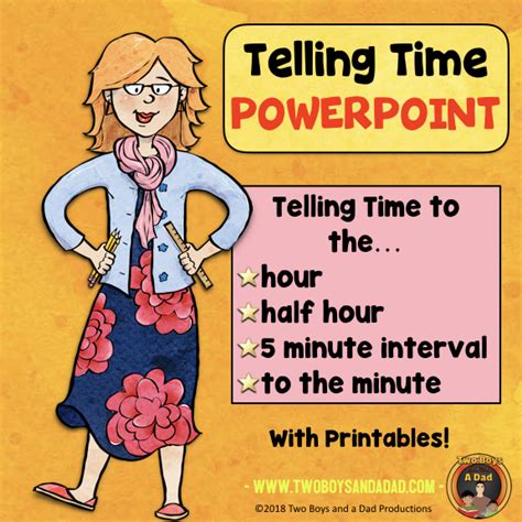 Telling Time PowerPoint And Printables Made By Teachers