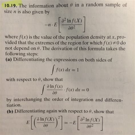 Solved This Is From Mathematical Statistics With Chegg