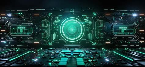 Futuristic Ai Cyber Circuitry With Glowing Neural Connections Background Ai Technology