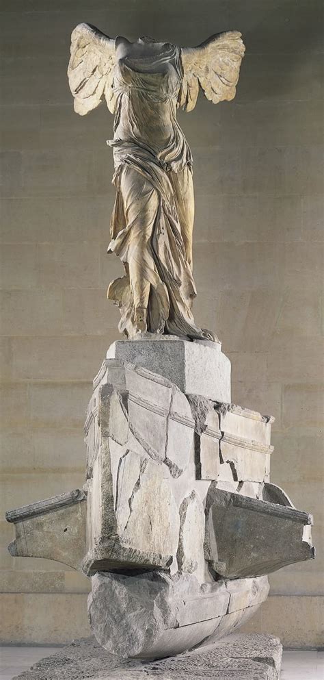 Nike Alighting On A Warship Nike Of Samothrace From Samothrace