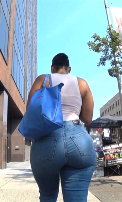 Huge Booty Latina Hottie In Jeans Gets Her Day Phatassvision