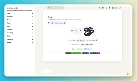 github fossabot neotw 🛩️ a modern style notebook based on tiddlywiki