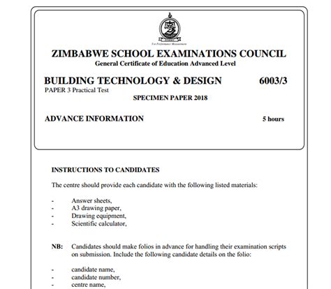 Zimsec Advanced Level Past Exam Papers