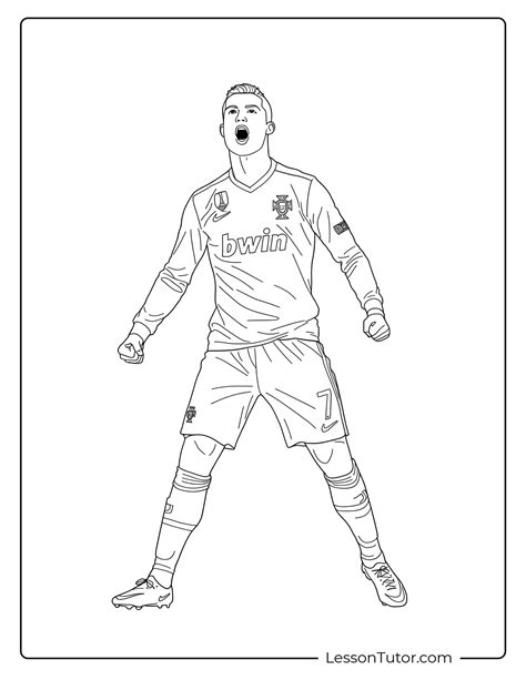 Cristiano Ronaldo Coloring Pages In 2025 Cristiano Ronaldo Ronaldo