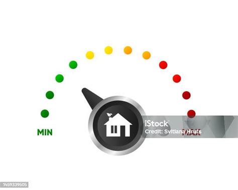 에너지 효율 주택 주택의 에너지 효율 개념 차트 개념입니다 속도 위험 스마트 에코 하우스 개선 개념 그래픽 인증 시스템 요소 벡터 그림입니다 계기판 측정기에 대한 스톡 벡터