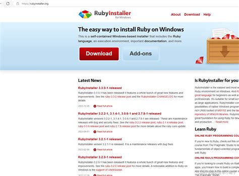 Ruby新手？用这个网站开启你的编程之旅。ruby工程启动时调用的网址在哪 Csdn博客