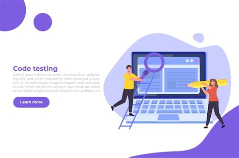 Premium Vector App Tester Software Or Application Testing Concept Debugging Development