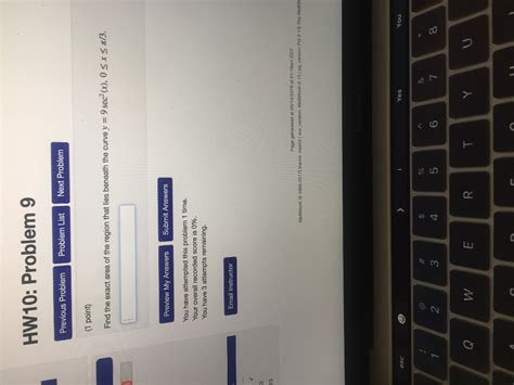 Solved HW10 Problem 9 Previous Problem Problem List Next Chegg Com