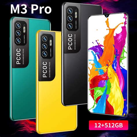 Poco M3 Pro 6 128gb Mobile Phones Made In China Xiomi 6 7inch Cell Phone 512gb High Cost