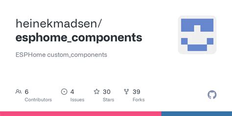 Github Heinekmadsen Esphome Components Esphome Custom Components