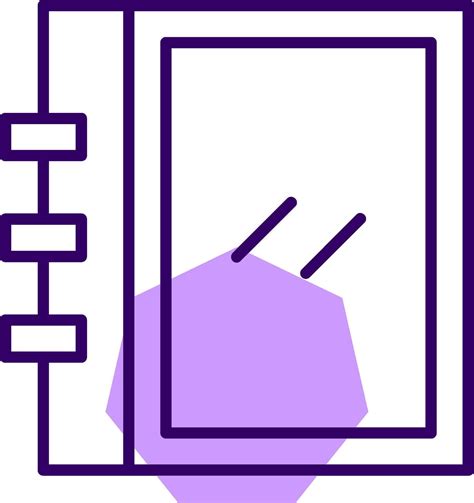 Notebook Outline Shape Style Icon 54076415 Vector Art At Vecteezy