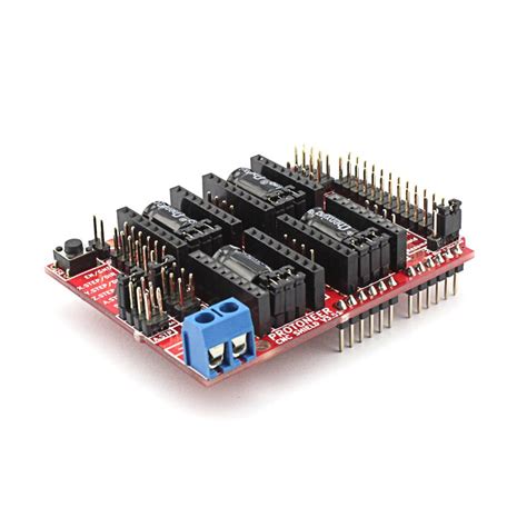 Elecrow Cnc Shield V351 For Arduino 3d Printer Development Board Micro