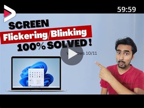Fix Screen Flickering Or Blinking Problem In Windows Laptops And PC Screen Flashing