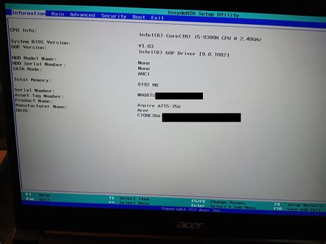 After Changing Sata Mode To Ahci The Bios Isn T Recognising My Storage Drive In Aspire A