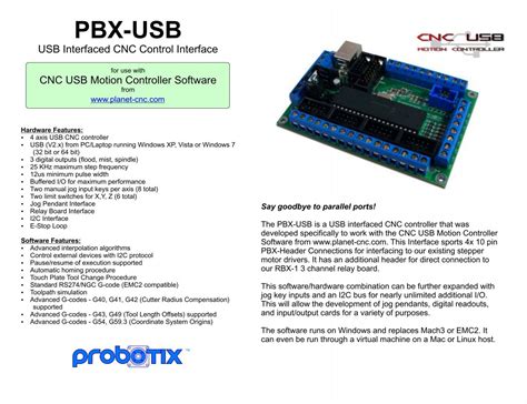 Pbx Usb Probotix
