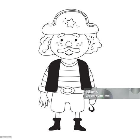 Vetores De Garoto Brincando De Pirata Garoto Fantasiado De Ladrão Com