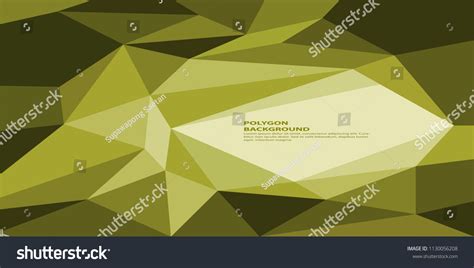 Yellow Polygon Background Vector Illustration Stock Vector Royalty Free 1130056208 Shutterstock