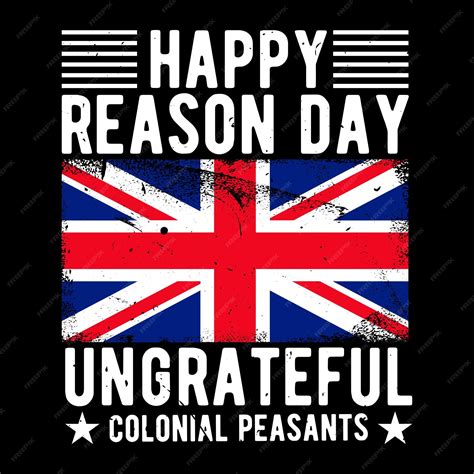 Premium Vector Happy Treason Day Ungrateful Colonial Peasants