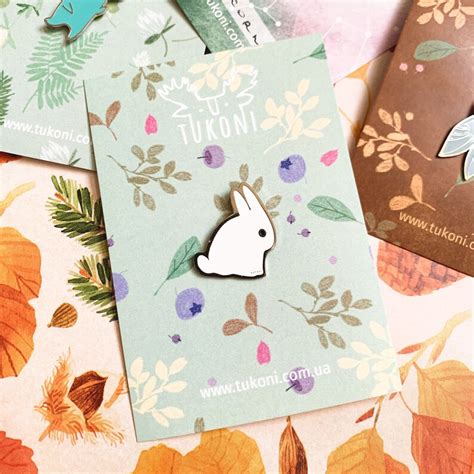 White Bunny Enamel Pin Cute Rabbit Enamel Pin Hare Enamel Etsy