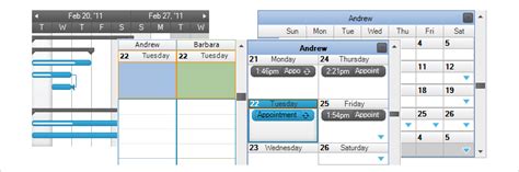 Schedule Component Winforms Ultimate Ui