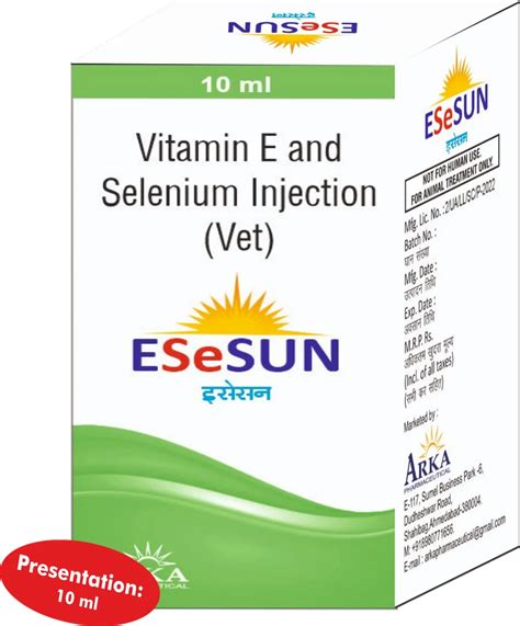 Vitamin E And Selenium Injection 5 Ml 10ml At Rs 115kg In Ahmedabad Id 2852386166862