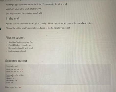Solved This Project Will Create 2 Classes Point2d And