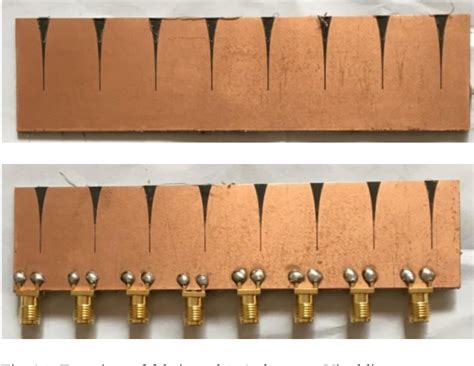 figure 1 from design and development of a vivaldi antenna array for