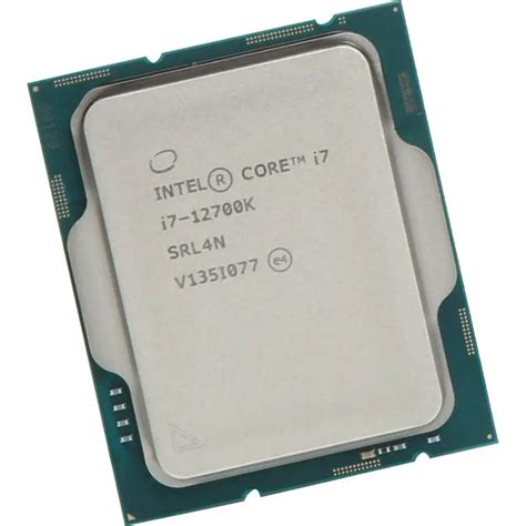 Cpu Intel Core I7 12700k Lga 1700 Tray فروش و پخش عمده تک استور